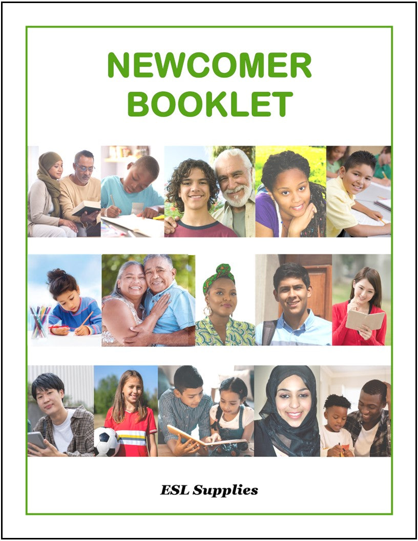 Newcomer Booklets- ESL ELD English Language Classroom Poster Chart ...