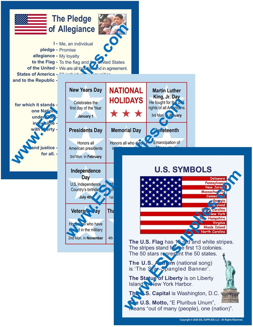 Pledge Of Allegiance Poster