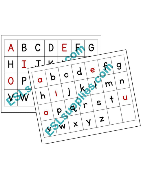 Using Alphabet Mats with English Language Learners – ESL Supplies LLC